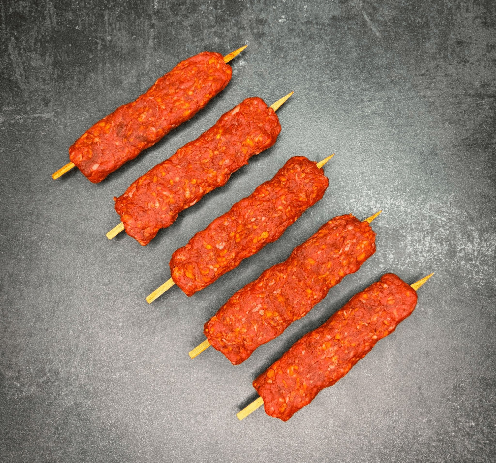 Adana kebab spyd - 15x100g – Koedhuset.dk